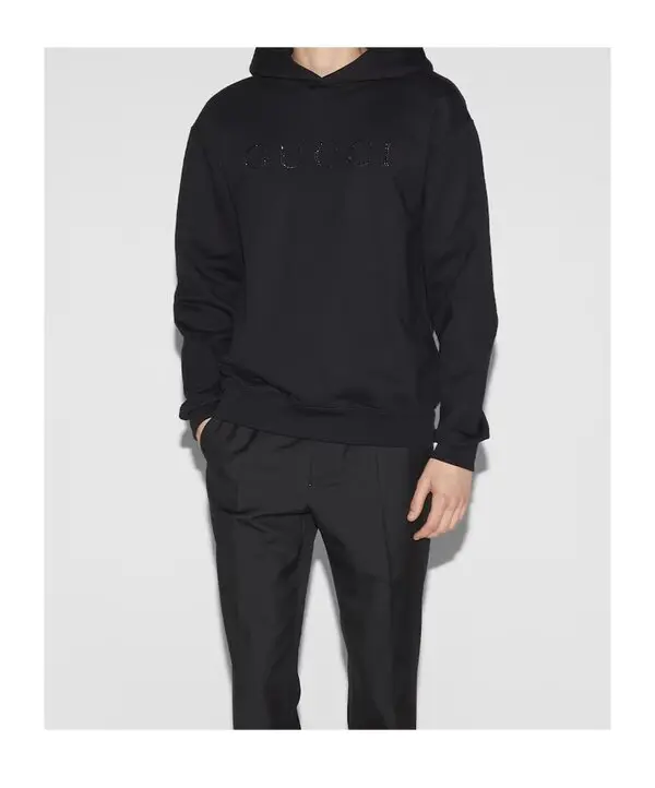Gucci Logo Embellished Hoodie