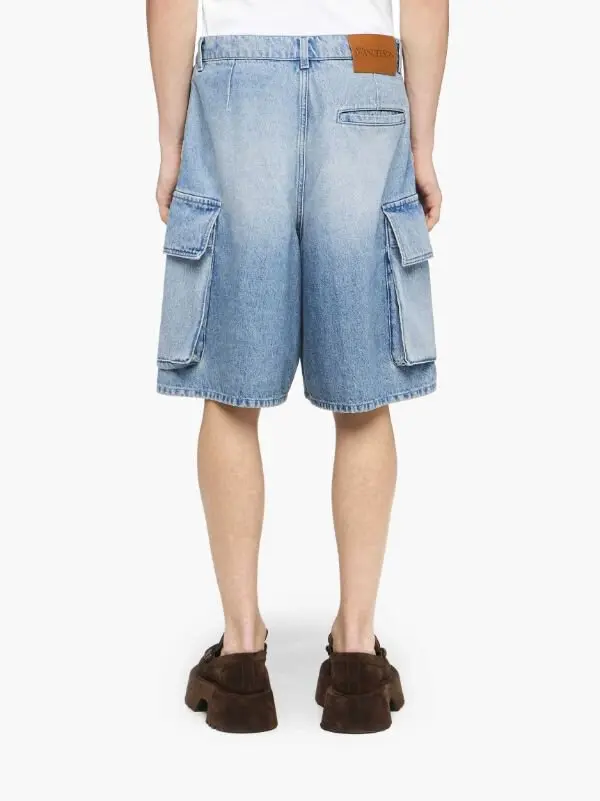 J.W.ANDERSON Wide Leg Cargo Denim Shorts