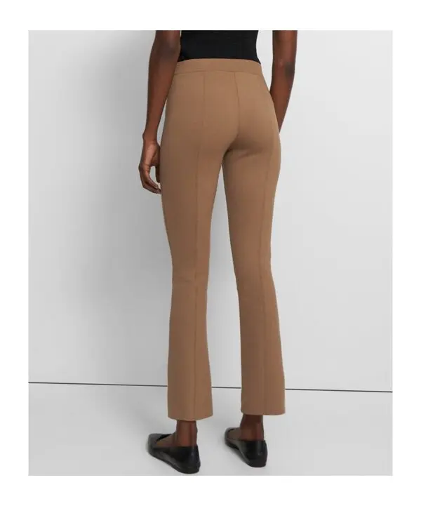 Theory Elastic Waist Flared Casual Pants