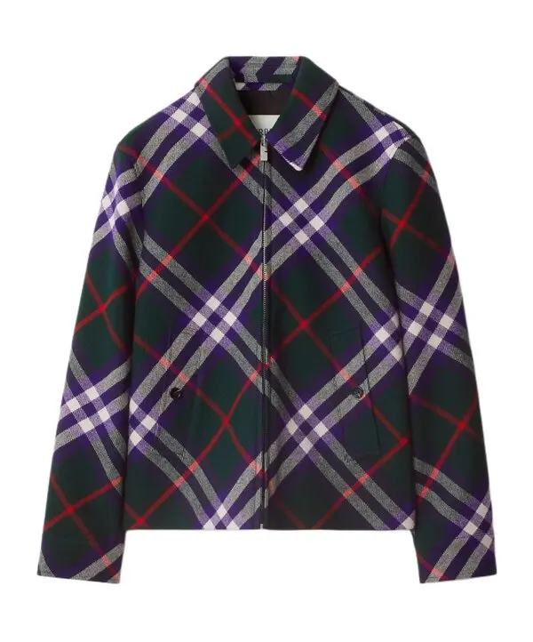 Burberry Check Wool Jacket