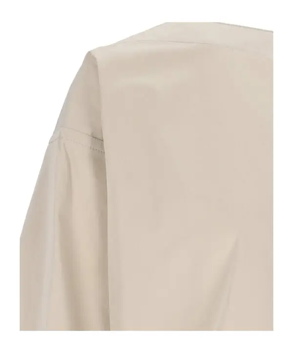 Bottega Veneta Cut Out Detailed Long Sleeve Shirt