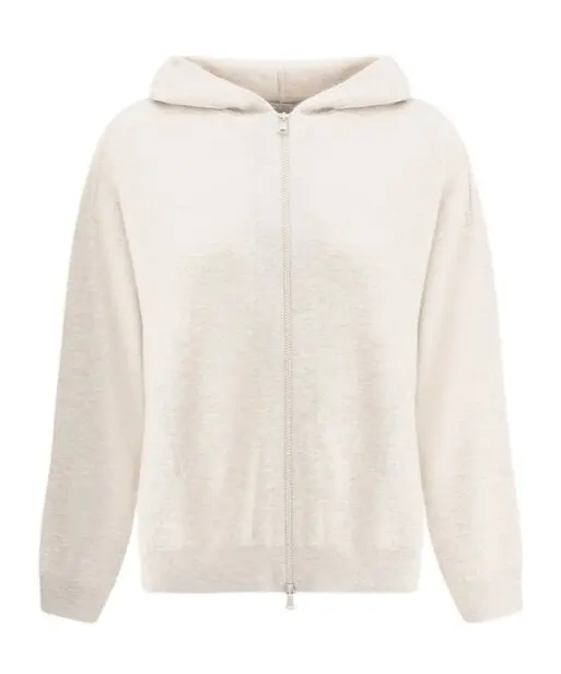 Brunello Cucinelli Long Sleeved Zip-up Hoodie