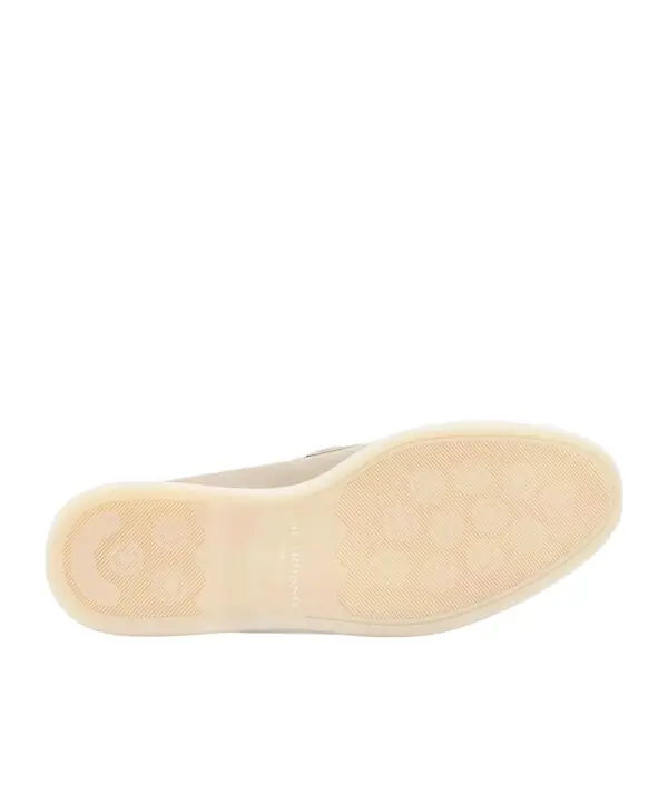 SCAROSSO Luciano Almond Toe Loafers - Sand-colored