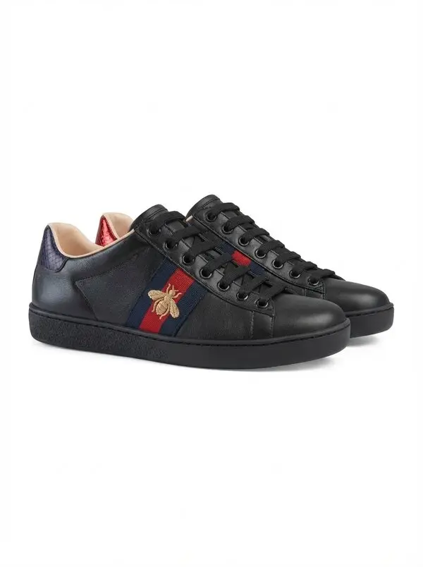 Gucci Ace Series Embroidered Sneakers