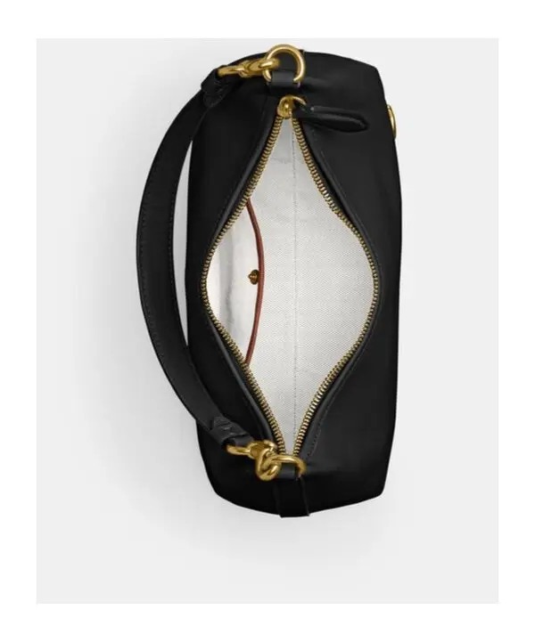 COACH Shoulder Bag With Logo Detail - Black