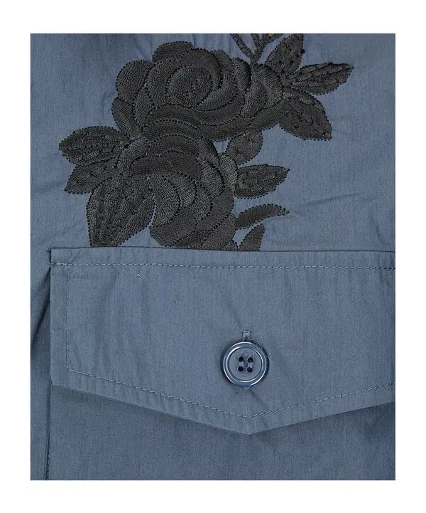 P.a.r.o.s.h Floral Embroidered Shirt