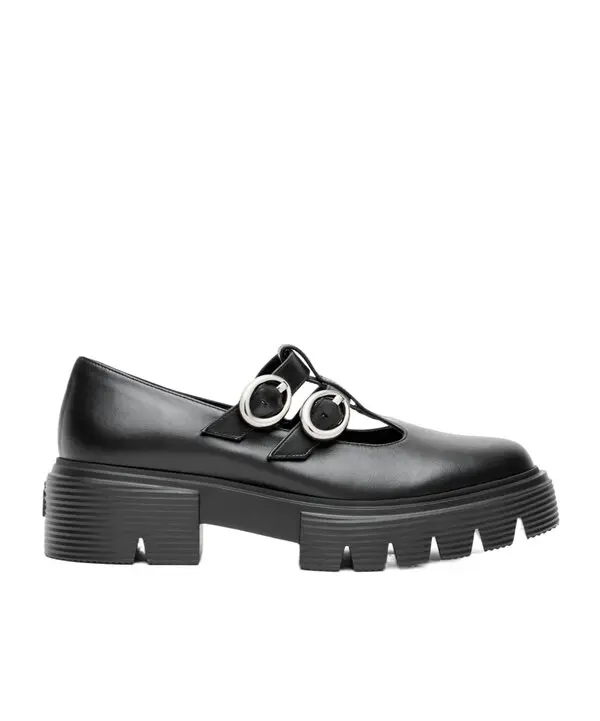 STUART WEITZMAN Nolita Mary Jane Pumps With Buckle Detail - Black