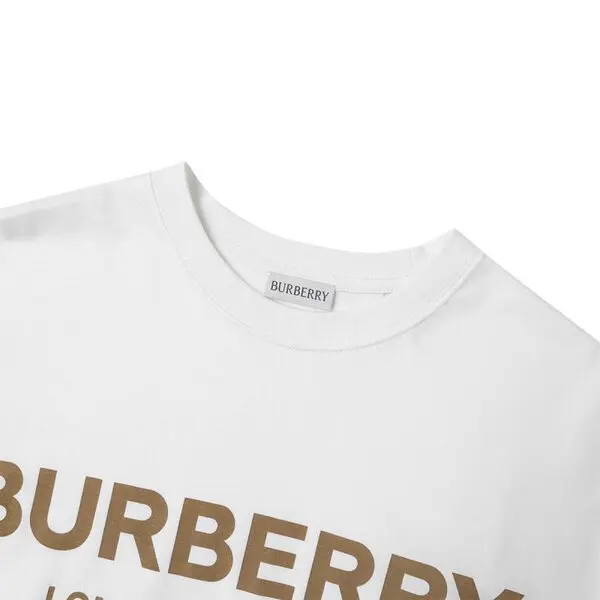 Burberry Logo Cotton T-shirt - White