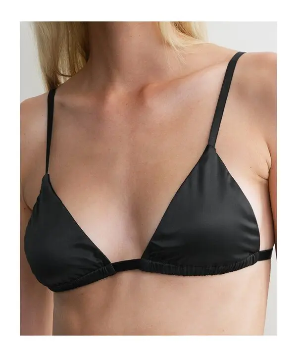 TOTEME Satin Triangle Cup Bralette