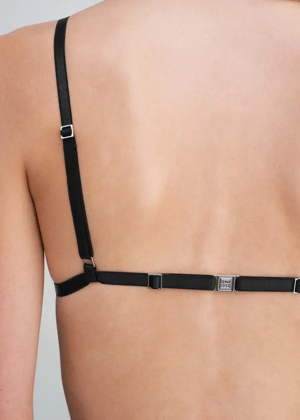 TOTEME Satin Triangle Cup Bralette