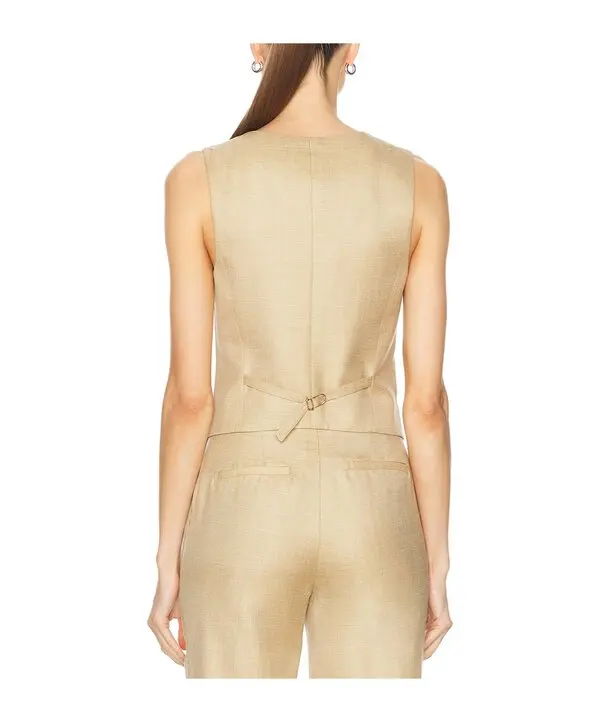 Gabriela Hearst Coleridge Waistcoat - Nude