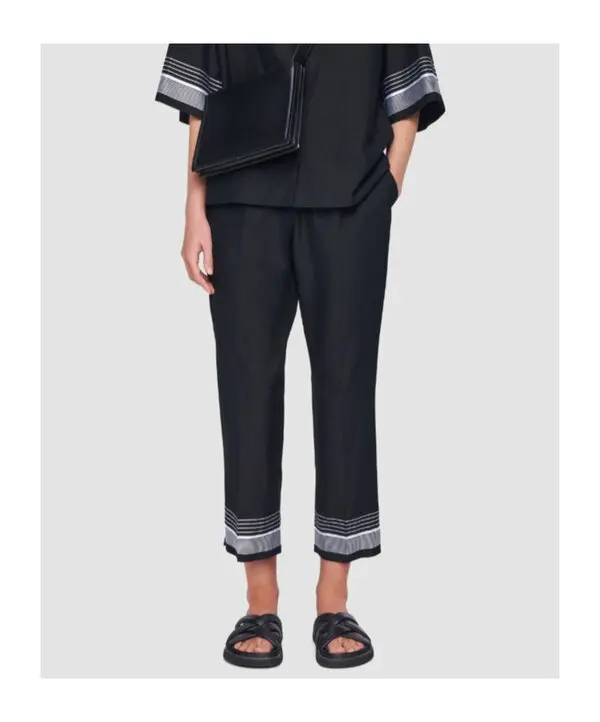 JOSEPH Tottenham Cotton Blend Trousers