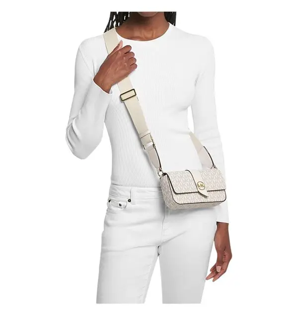 Michael Kors Greenwich Logo Plaque Crossbody Bag