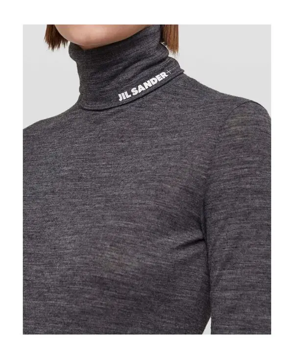 JIL SANDER High-neck Long-sleeve T-shirt