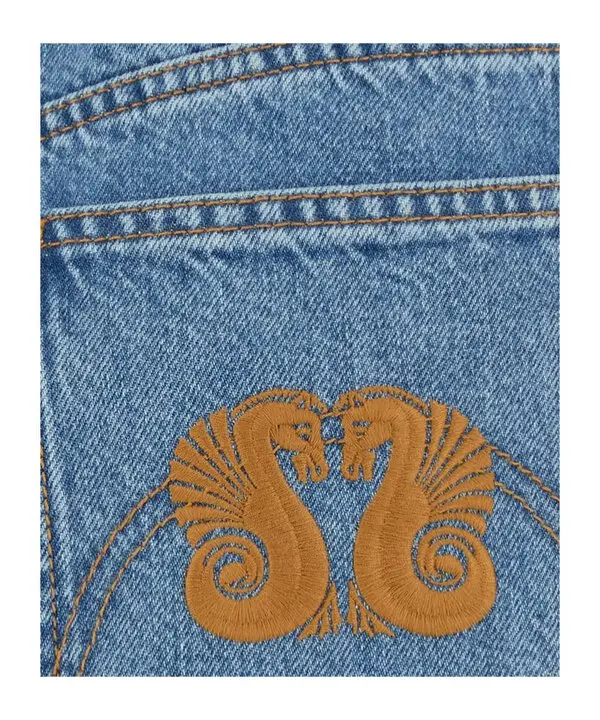 BLAZÉ MILANO Wide-leg Jeans - Blue