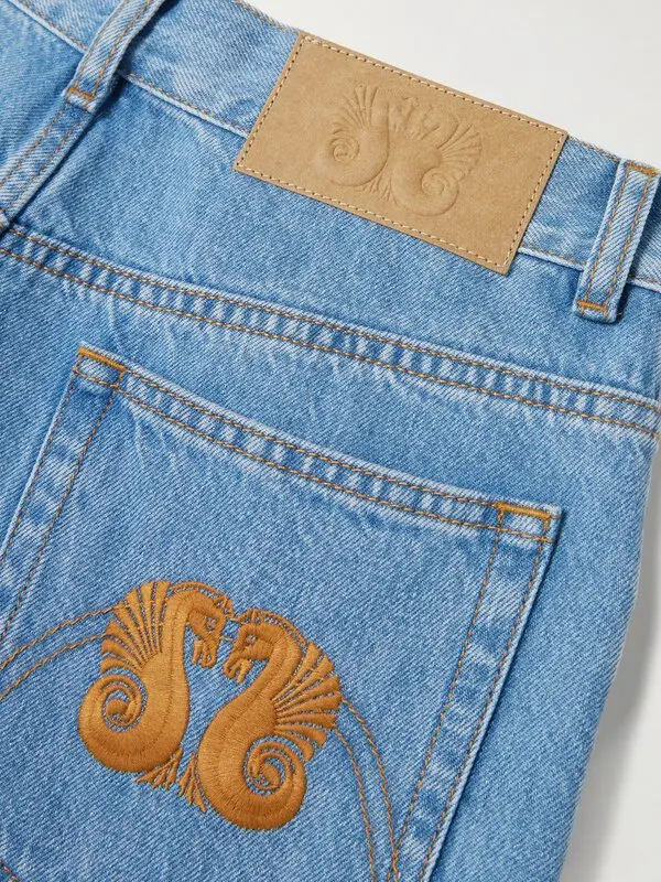 BLAZÉ MILANO Wide-leg Jeans - Blue