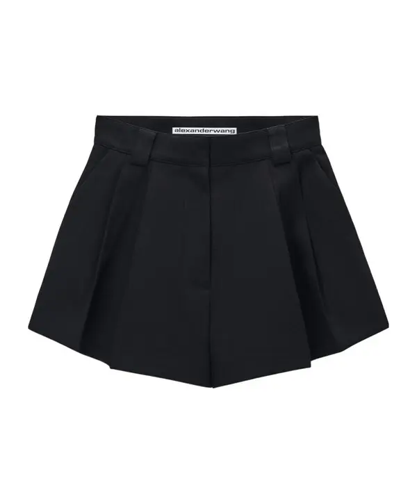 Alexander Wang High-waisted Flared Shorts