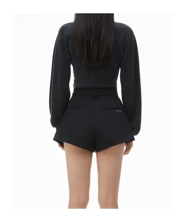Alexander Wang High-waisted Flared Shorts