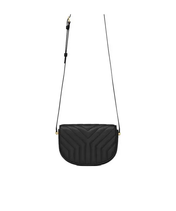 Saint Laurent Joan Quilted Shoulder Bag - Black