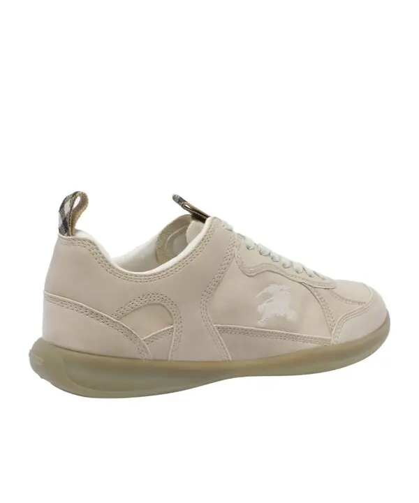 Burberry Matrix Lace-up Sneakers - Nude