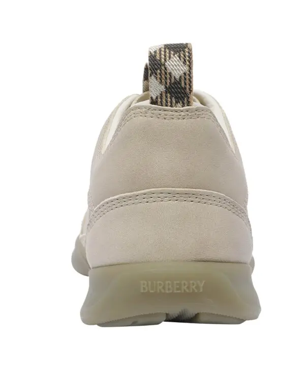 Burberry Matrix Lace-up Sneakers - Nude
