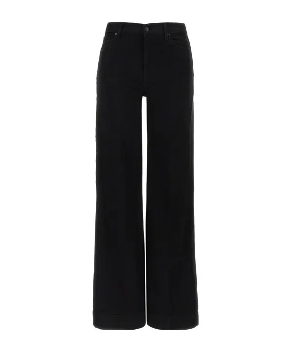 7 For All Mankind Flared Jeans - Black