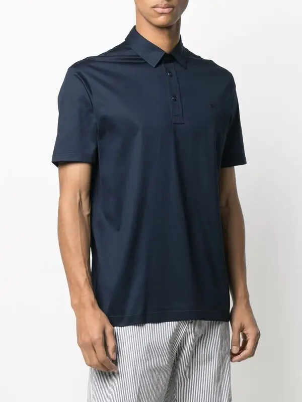 PAUL  SHARK Logo-patch Short-sleeved Polo Shirt