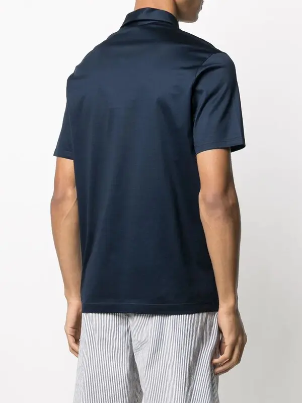 PAUL  SHARK Logo-patch Short-sleeved Polo Shirt
