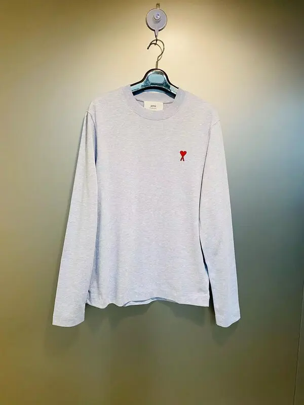 Ami Logo Long-sleeved T-shirt
