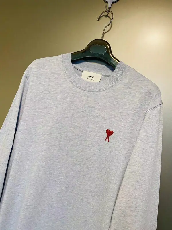 Ami Logo Long-sleeved T-shirt