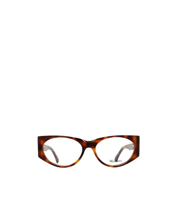 Max Mara Oval Frame Glasses - Brown