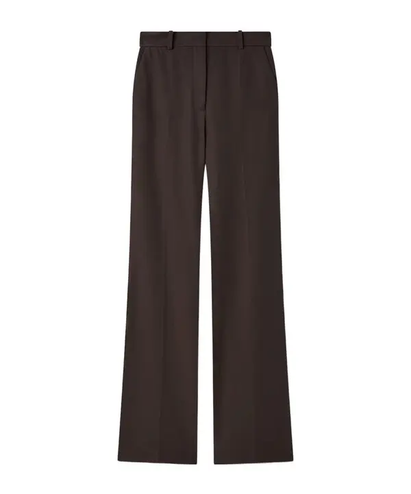 JOSEPH Tafira Stretch-gabardine Straight-leg Pants - Black