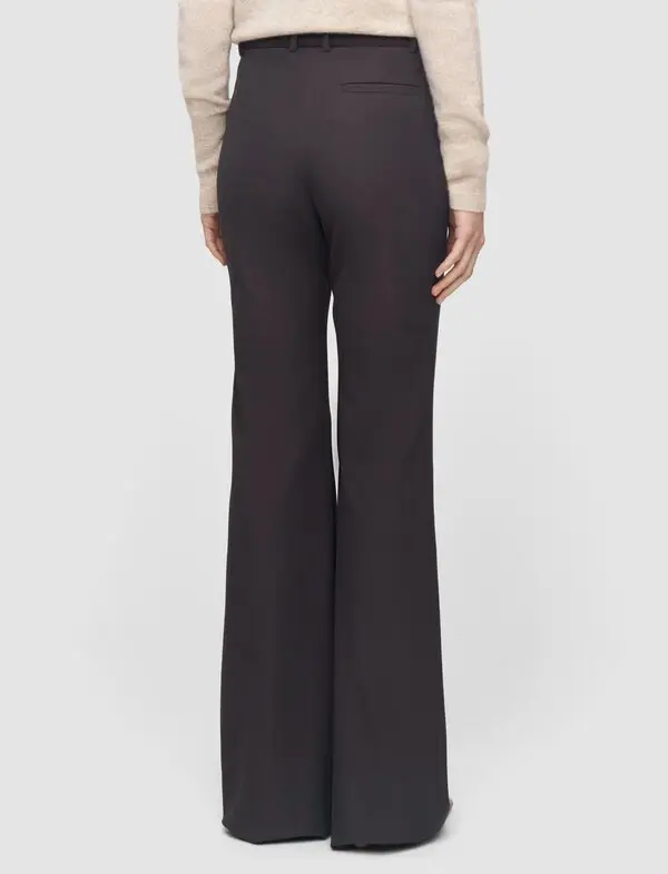 JOSEPH Tafira Stretch-gabardine Straight-leg Pants - Black