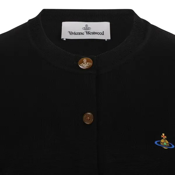 VIVIENNE WESTWOOD Orb Embroidered Buttoned Cardigan