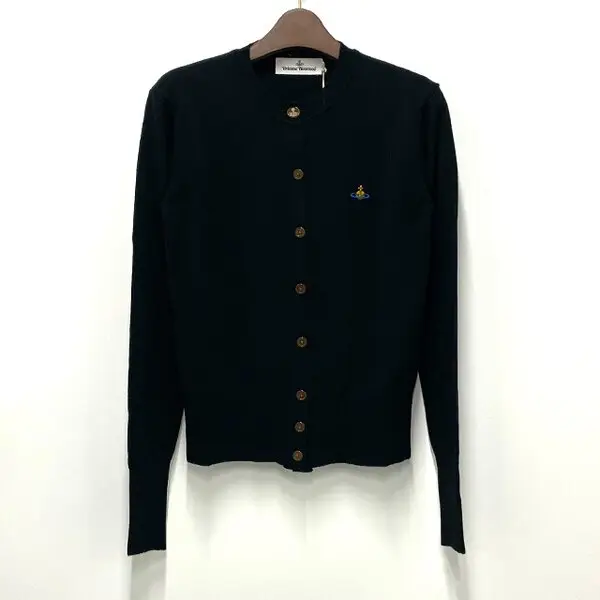 VIVIENNE WESTWOOD Orb Embroidered Buttoned Cardigan