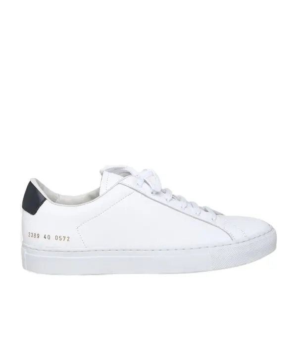 COMMON PROJECTS Round-toe Lace-up Sneakers - White