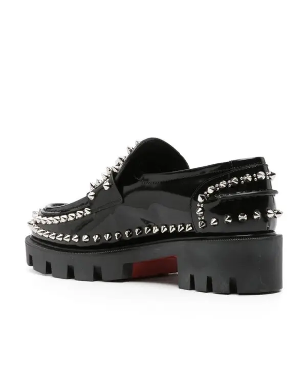 CHRISTIAN LOUBOUTIN Riveted Love Loafers