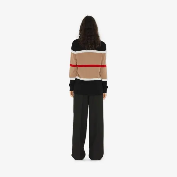 Burberry Icon Stripe Knitted Cardigan
