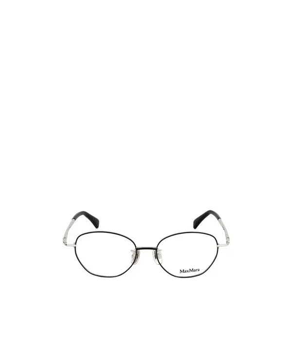 Max Mara Oval Frame Glasses - White