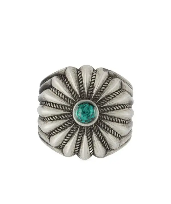 Gucci Interlocking G Flower Ring - Silver