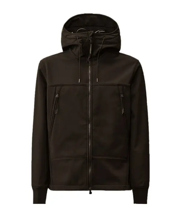 C.P. COMPANY Shell-r Goggle Hooded Jacket - Black