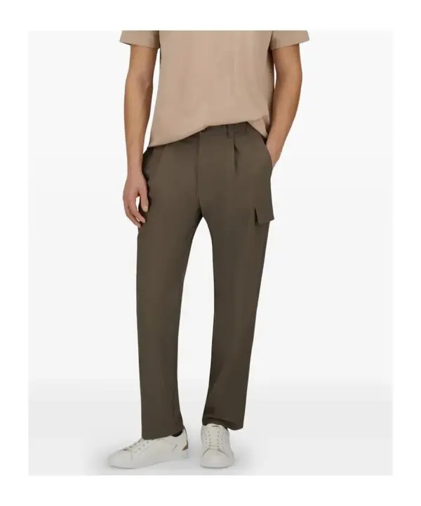 Herno Cargo Pants With Utility Pockets - Brown