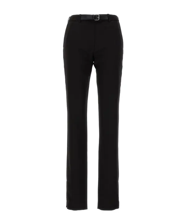 16Arlington Slim-cut Belted Trousers