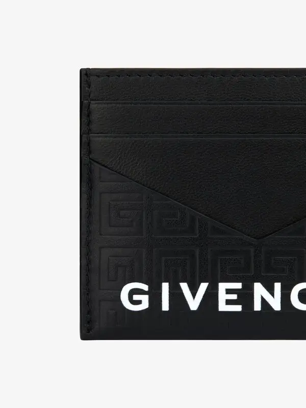 Givenchy Logo Printed Card Holder - Black