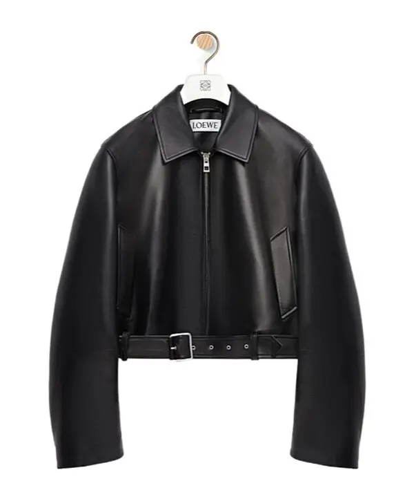 Loewe Belted Leather Jacket