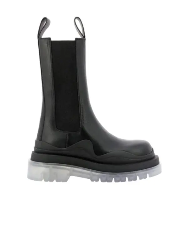 Bottega Veneta Bv Tire Boots - Black