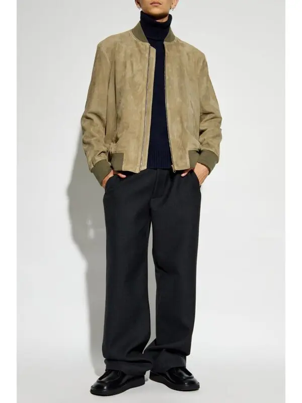 Paul Smith Zip-up Bomber Jacket - Nude