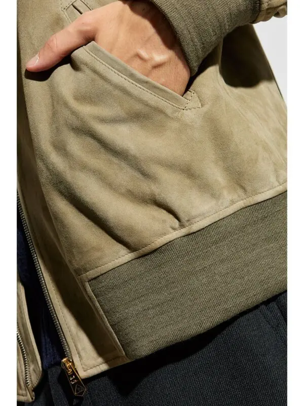 Paul Smith Zip-up Bomber Jacket - Nude