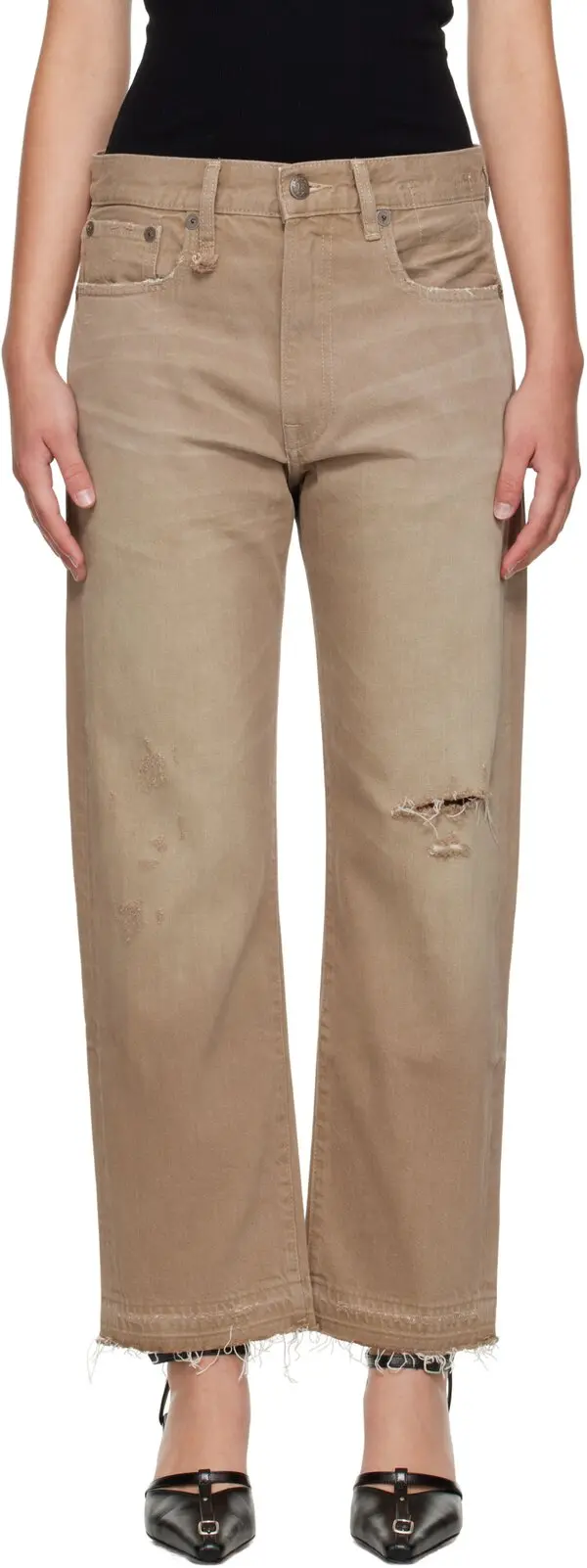 R13 Belt Loops Jeans - No
