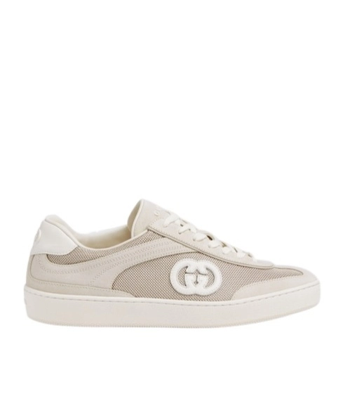 Gucci Interlocking G Low-top Trainers - Light Beige